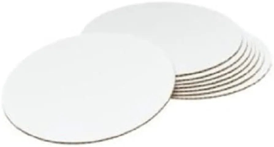 12 inch round white mdf baseboard – Bakeworld Retails Pvt Ltd