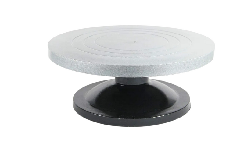 Rotating Turntable heavy metal cake Turntable – Bakeworld Retails Pvt Ltd
