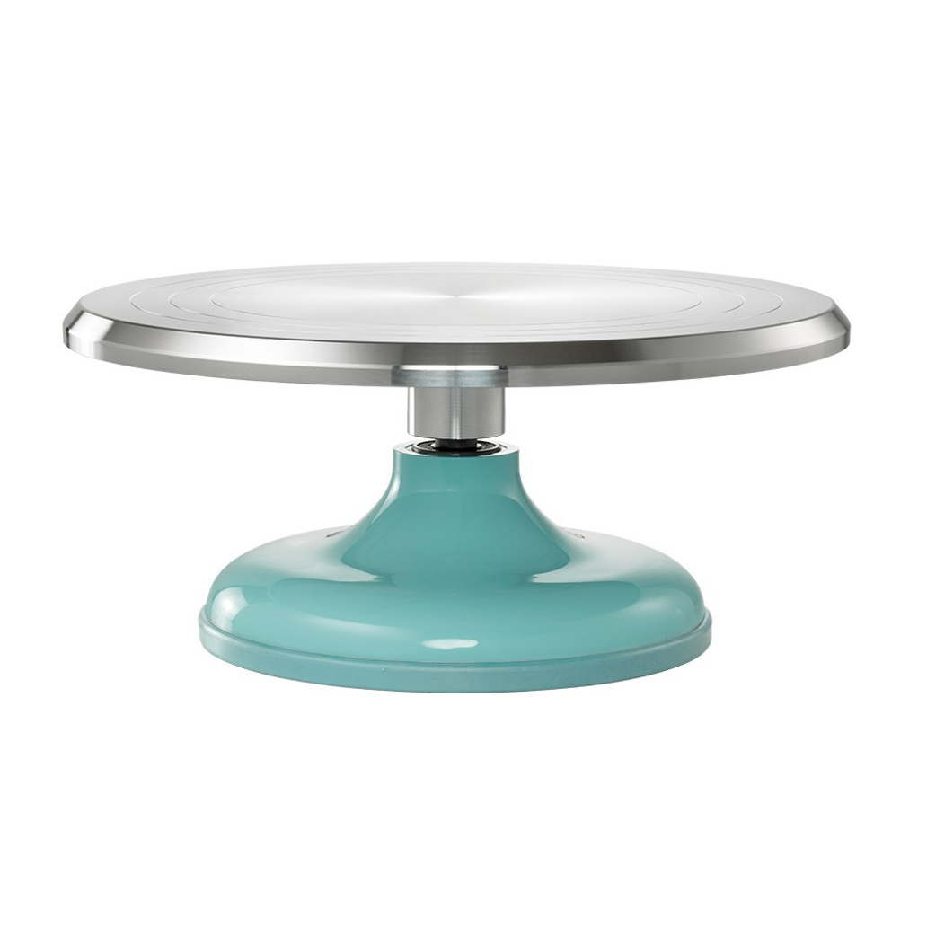 Steel Turntable/Rotating Cake Stand Heavy Duty with Bottom Grip (Rando ...
