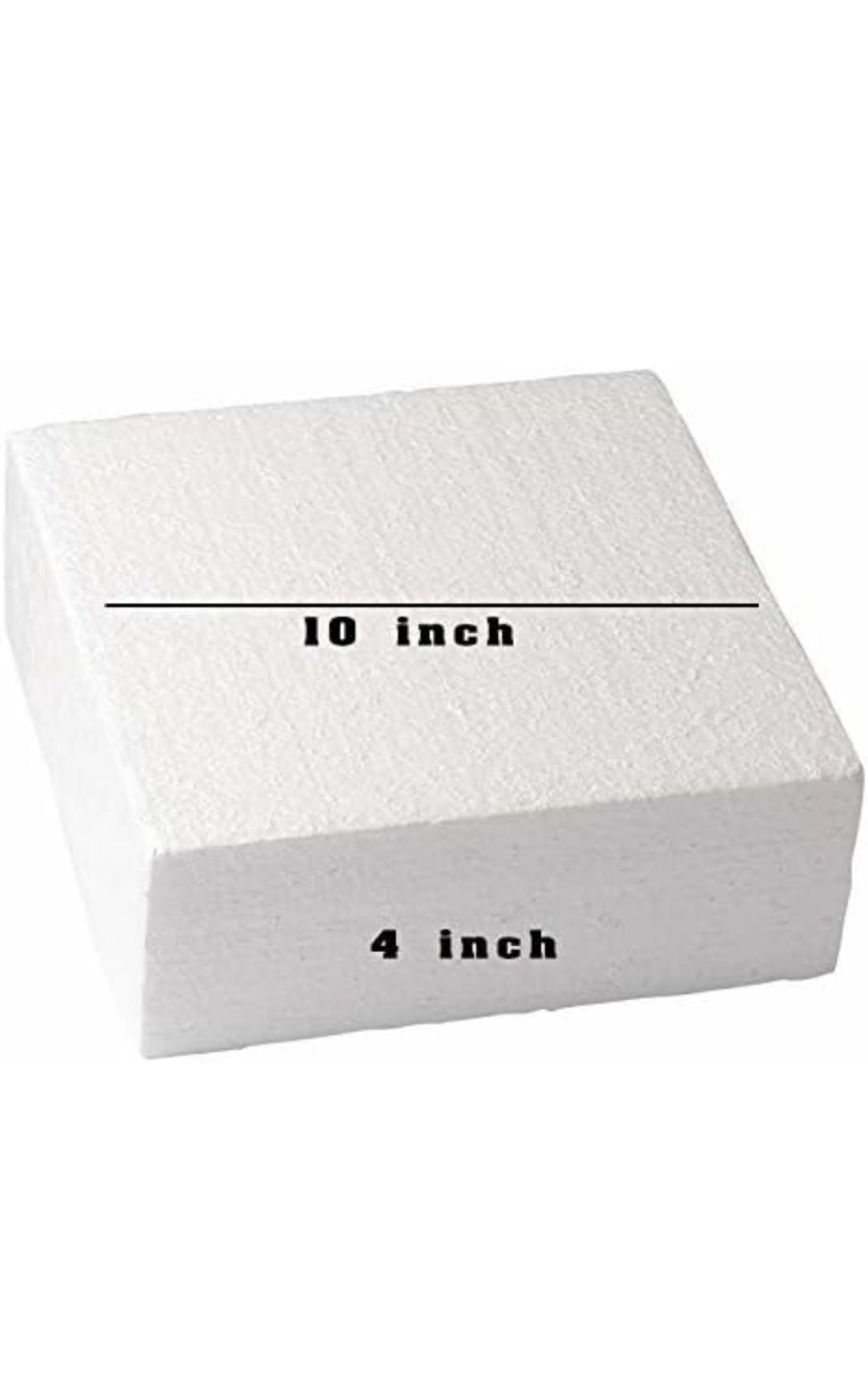 Ultimakes Square Cake dummy 10*4 Inch – Bakeworld Retails Pvt Ltd