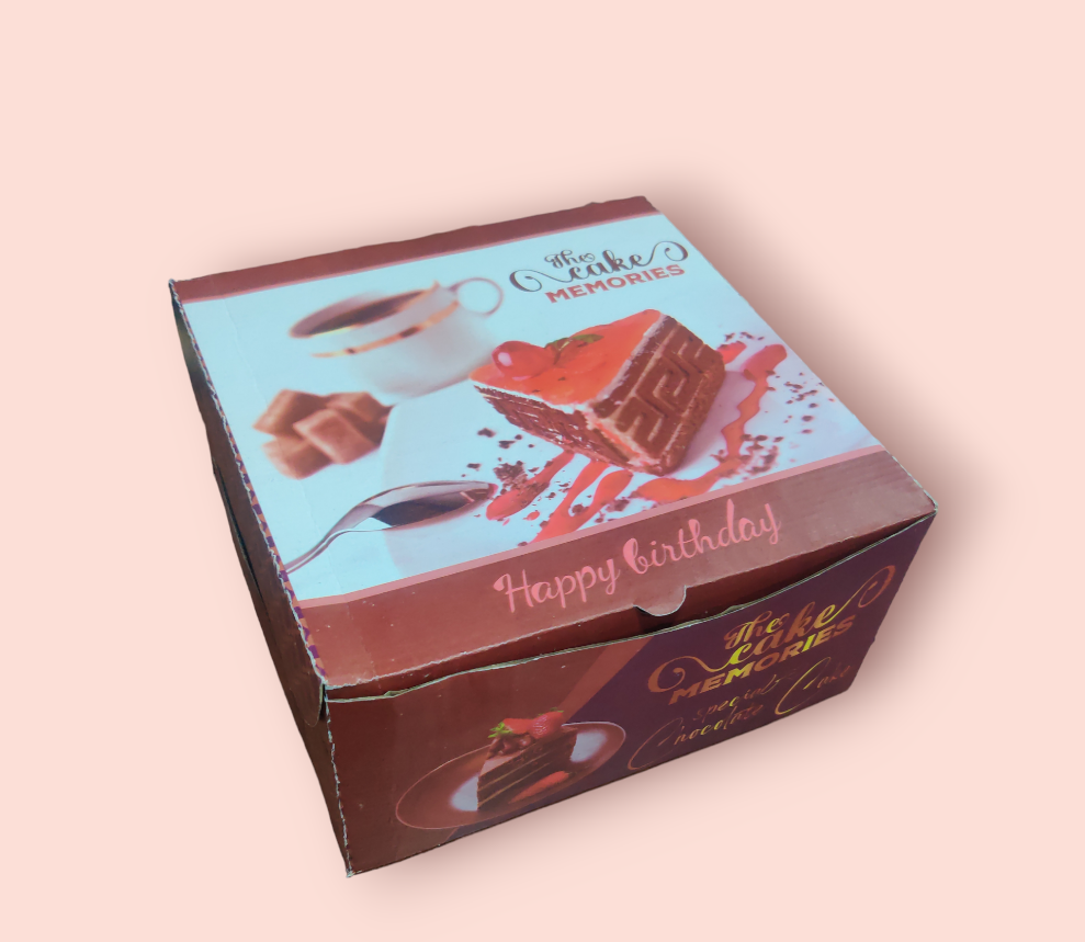 2 Pound cake box 10*10*5 – Bakeworld Retails Pvt Ltd