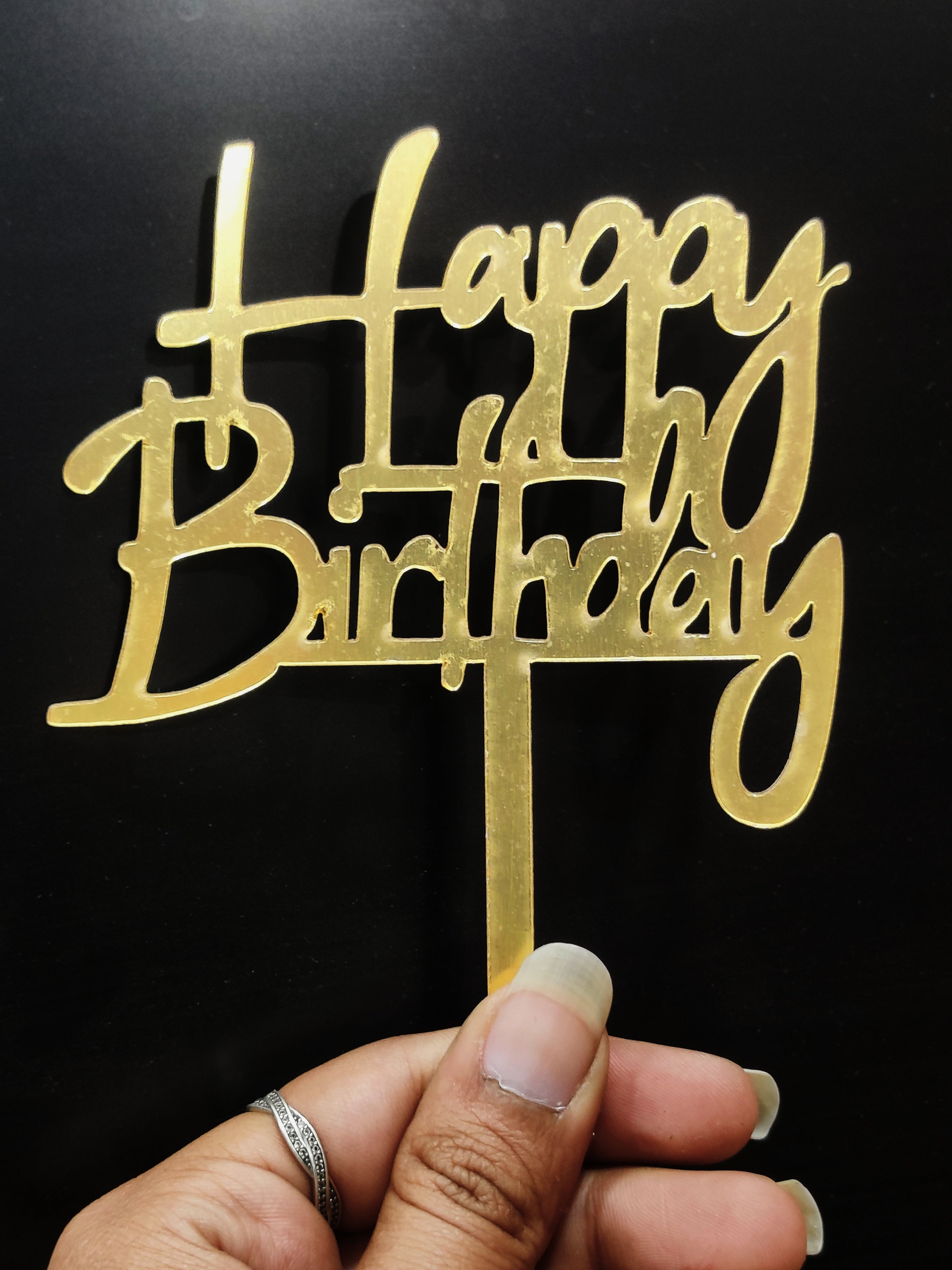 Happy Birthday Topper – Bakeworld Retails Pvt Ltd
