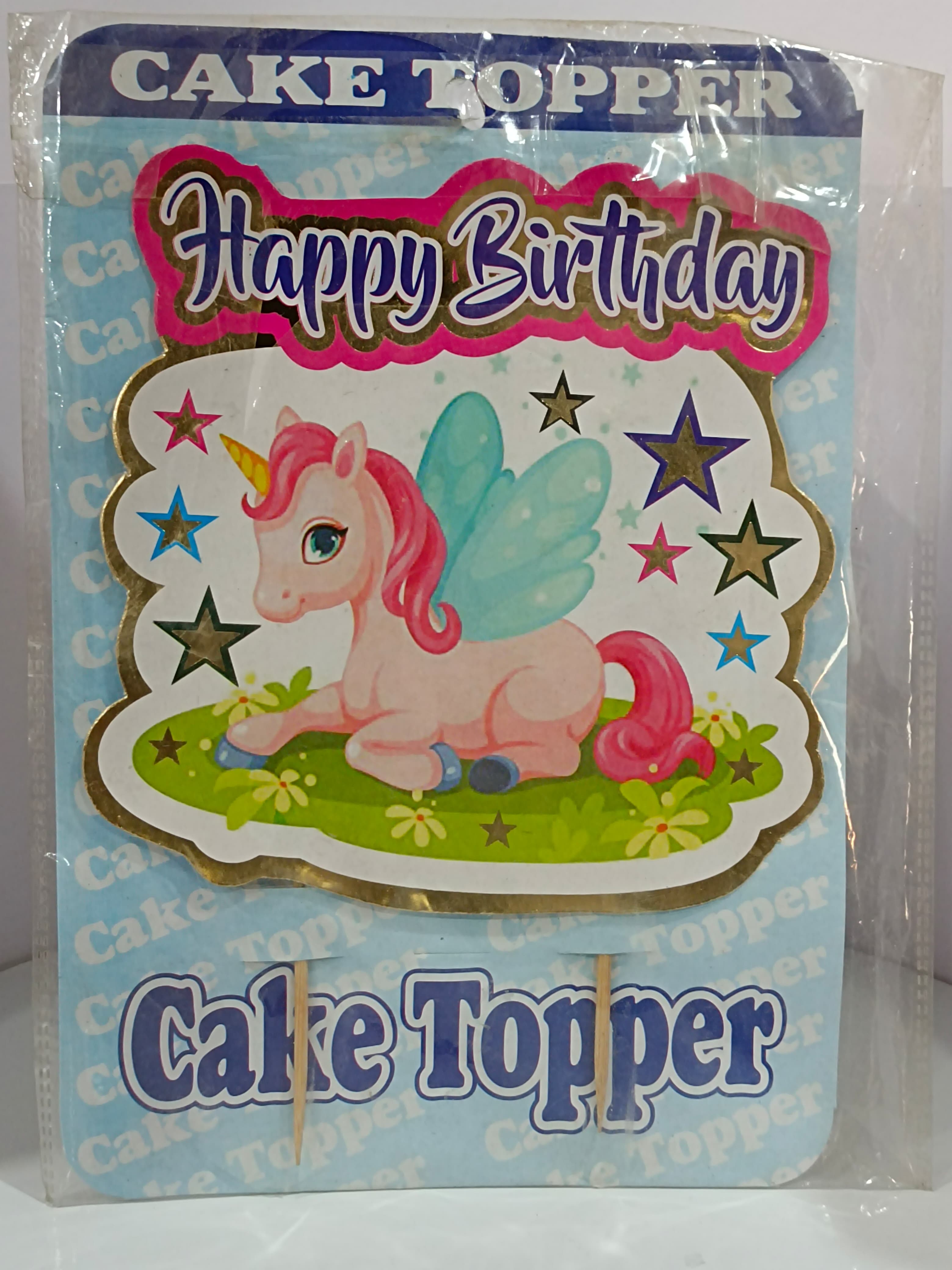 Unicorn Paper Topper Big Size – Bakeworld Retails Pvt Ltd