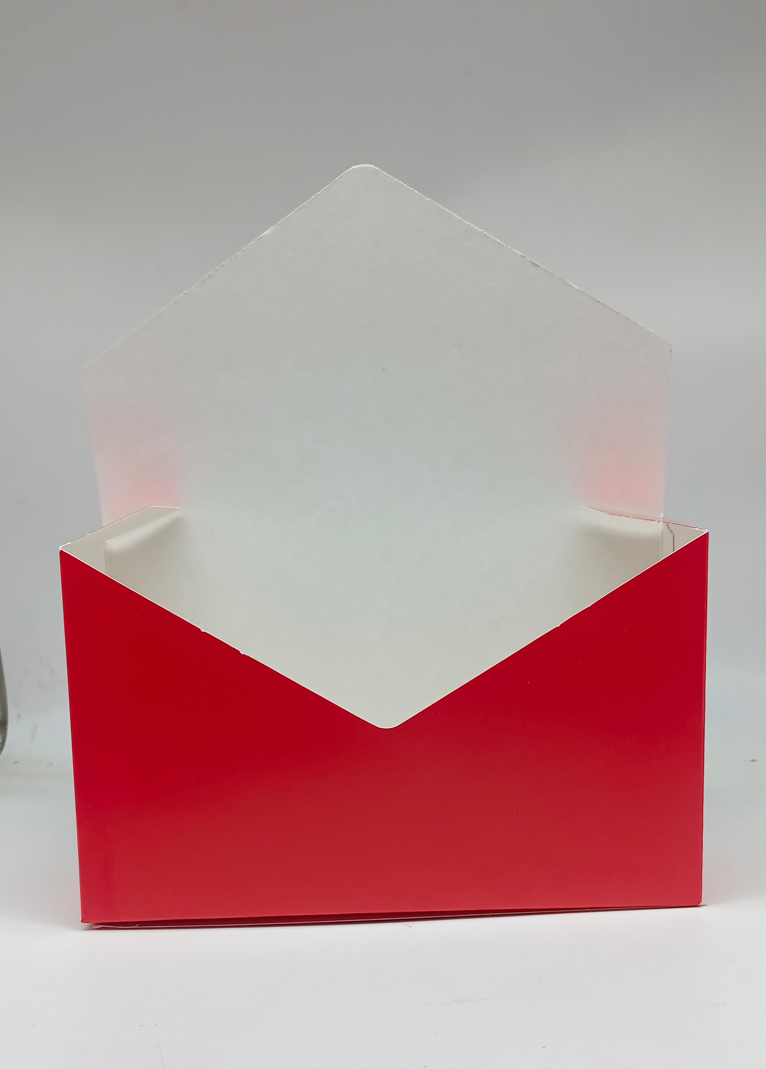 Envelope Red Hamper Box Size 10x3x12 inch – Bakeworld Retails Pvt Ltd