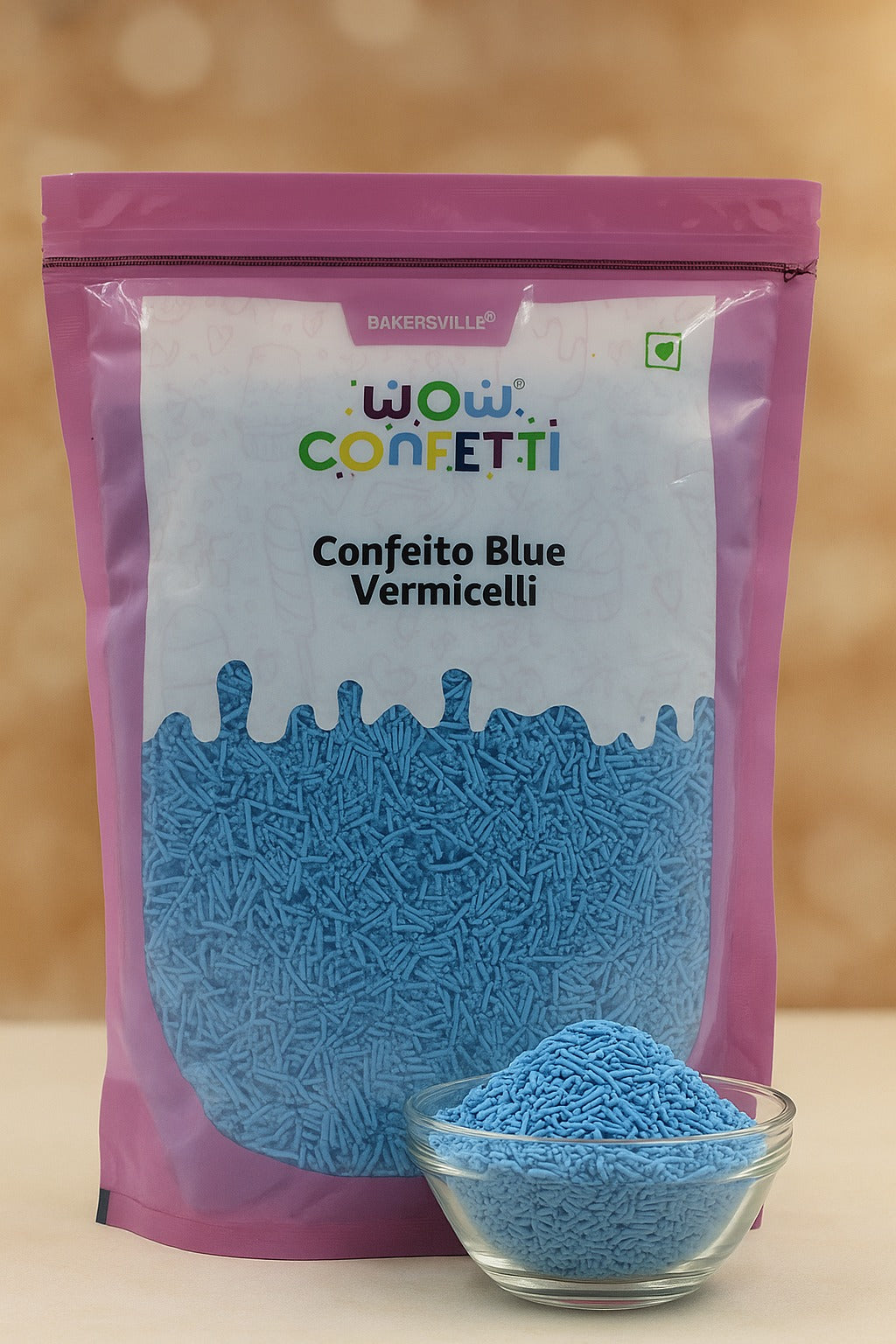 Wow Confetti Blue Vermicelli – Bakeworld Retails Pvt Ltd