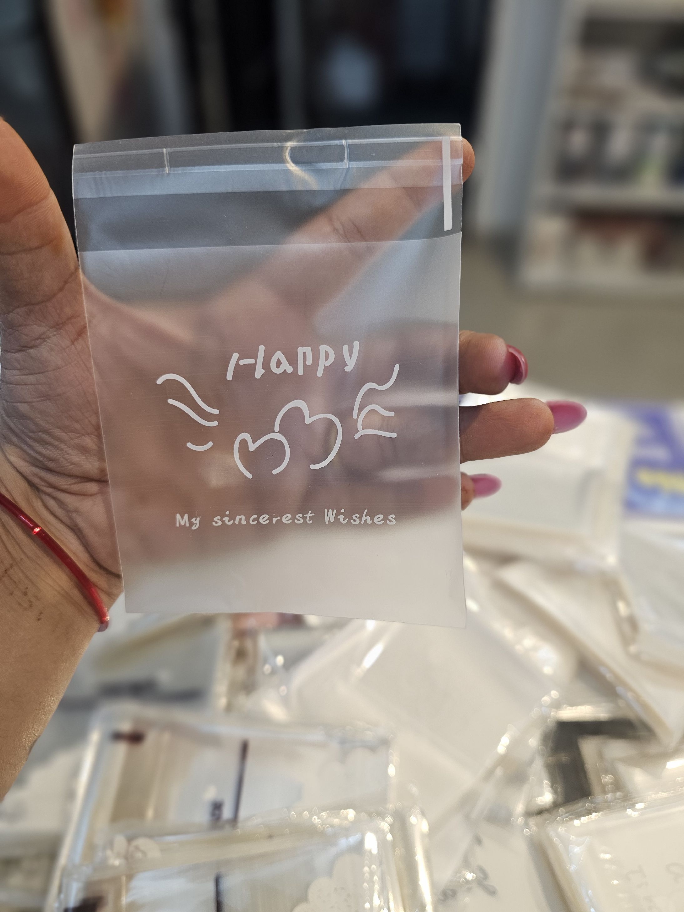 Cookie Pouch 4x4 inch – Bakeworld Retails Pvt Ltd