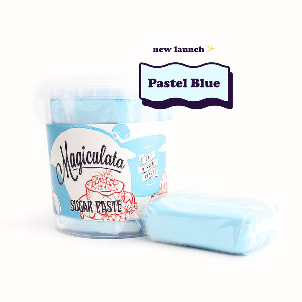 Magiculata Sugar Paste Pastel Blue Foundant – Bakeworld Retails Pvt Ltd