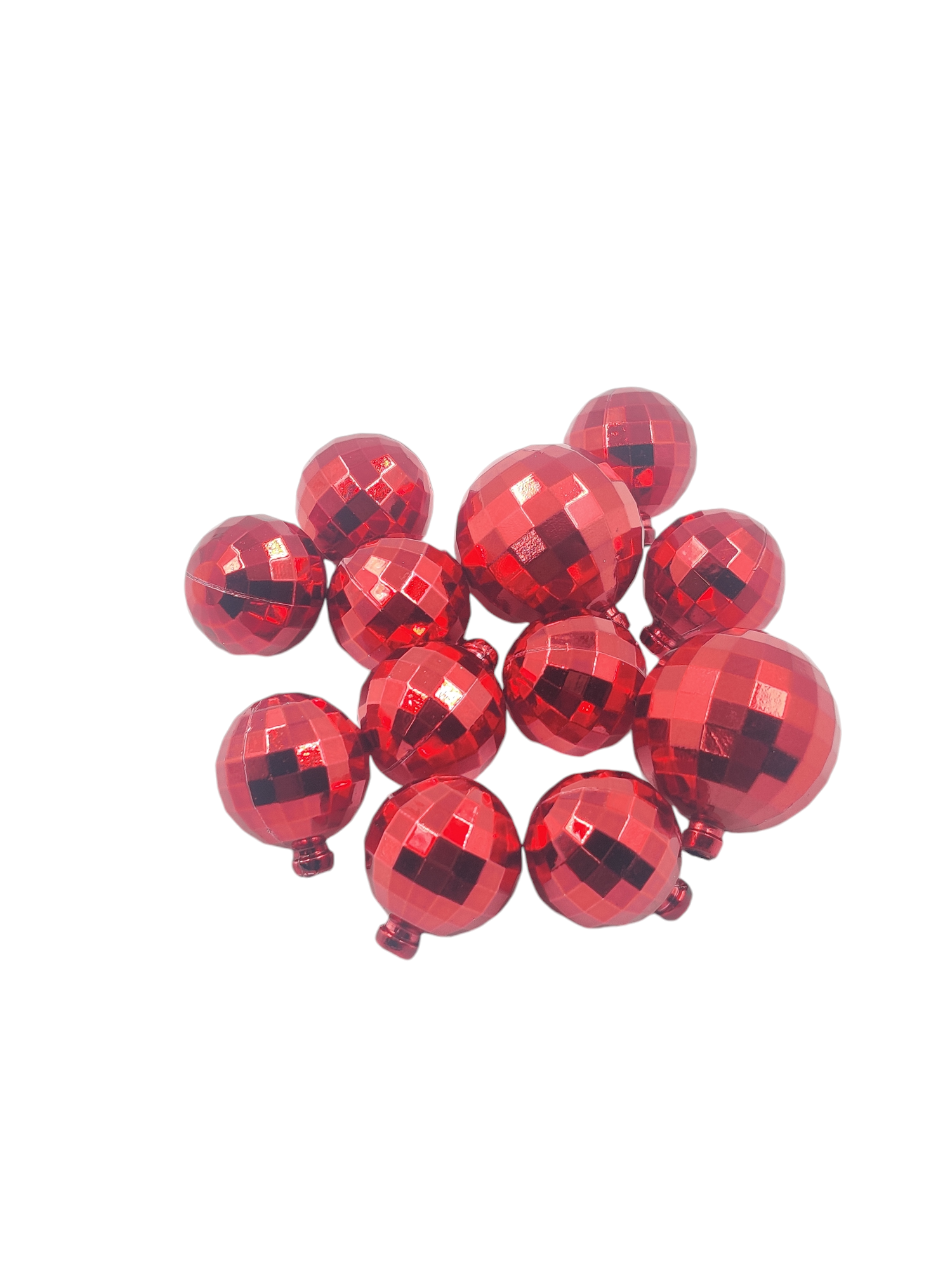 Red Disco Ball pack of 12 – Bakeworld Retails Pvt Ltd