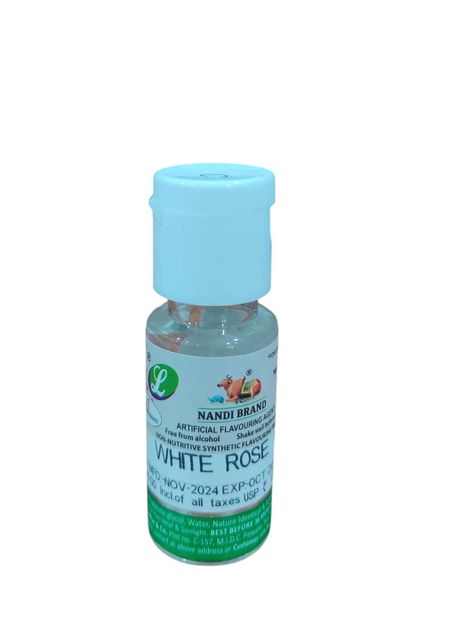 Nandi White Rose Essence 20 ml Water Based – Bakeworld Retails Pvt Ltd
