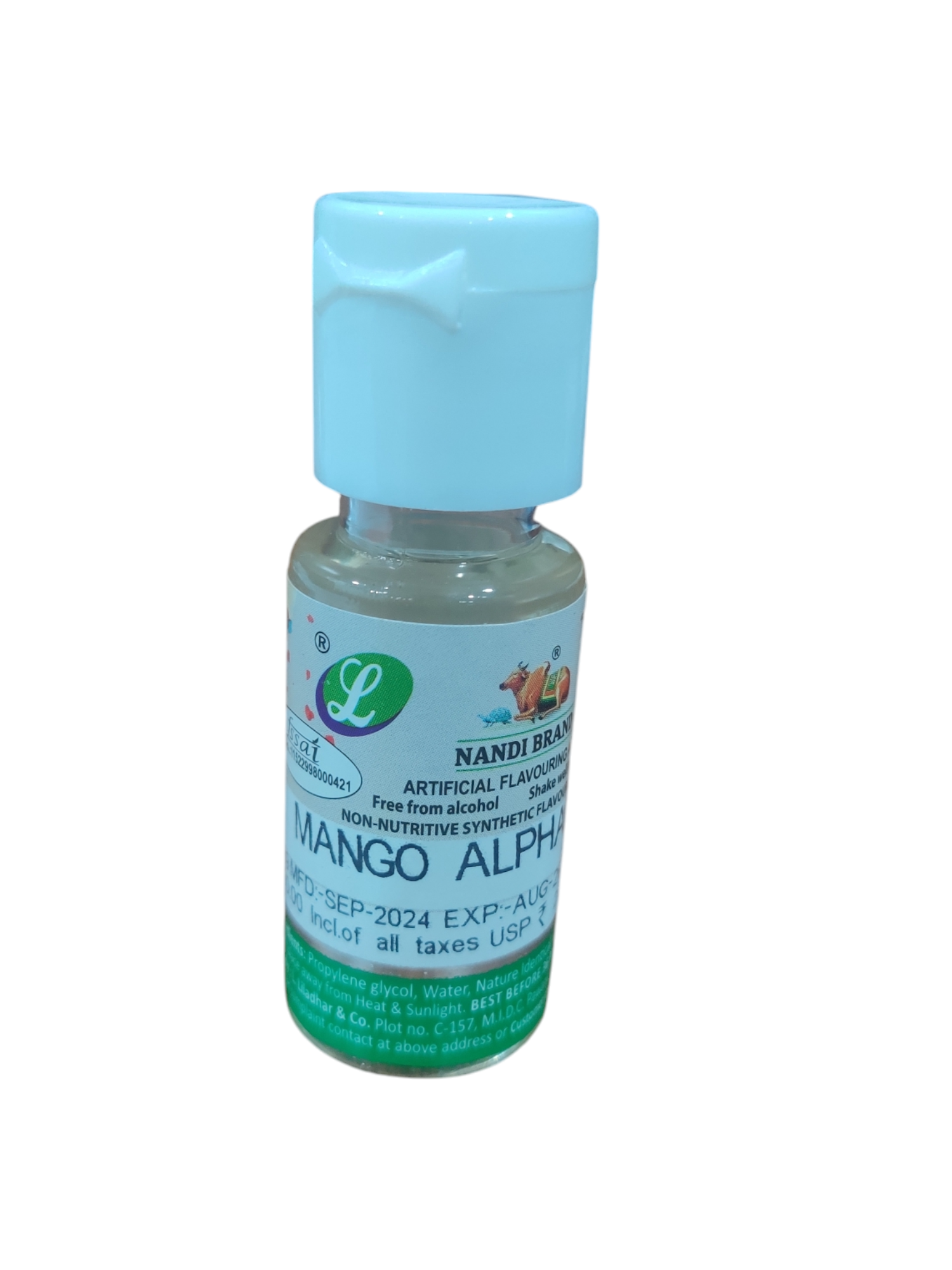 Nandi Mango Alphnso Essence 20 ml Water Based – Bakeworld Retails Pvt Ltd