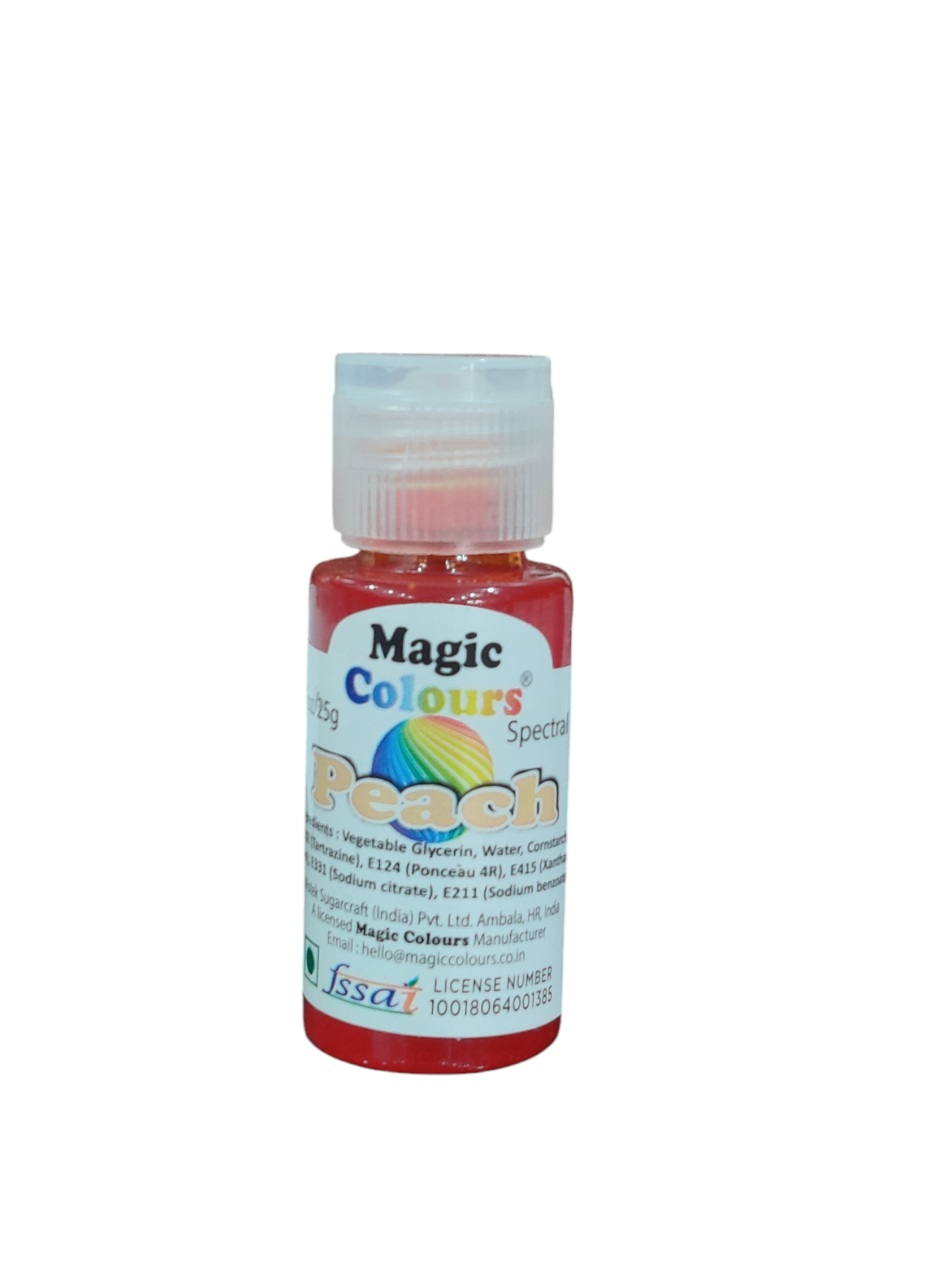 Magic colours Peach Gel Colour – Bakeworld Retails Pvt Ltd