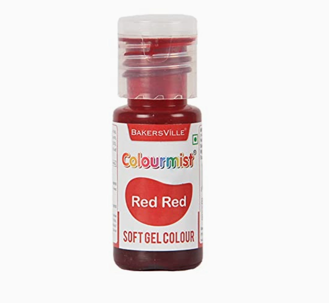BakersVille Colourmist Red Red Soft gel Colour – Bakeworld Retails Pvt Ltd