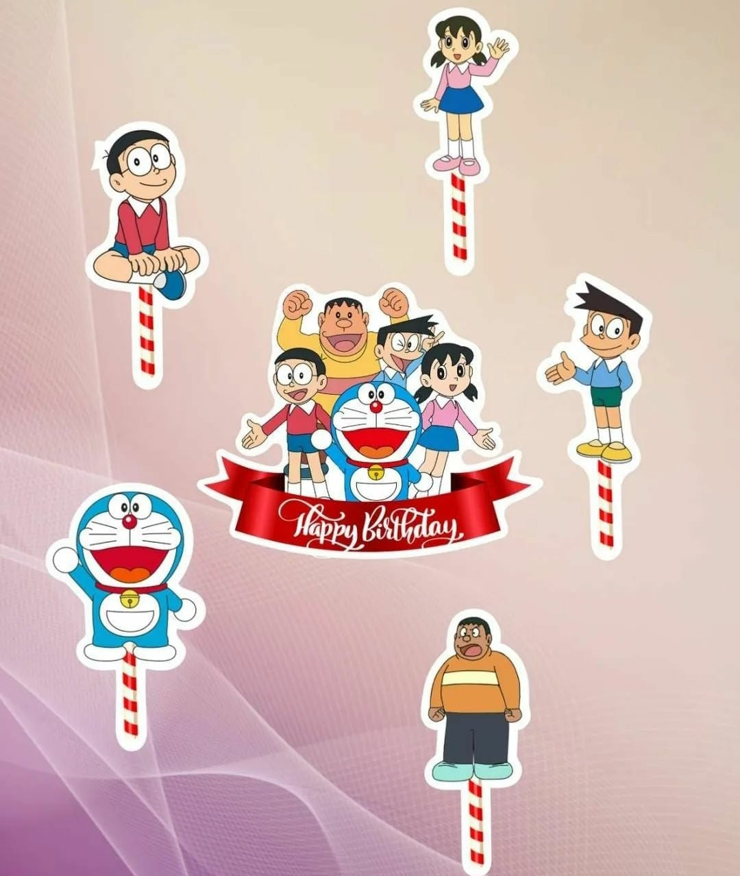 Doremon theme topper PT003 – Bakeworld Retails Pvt Ltd