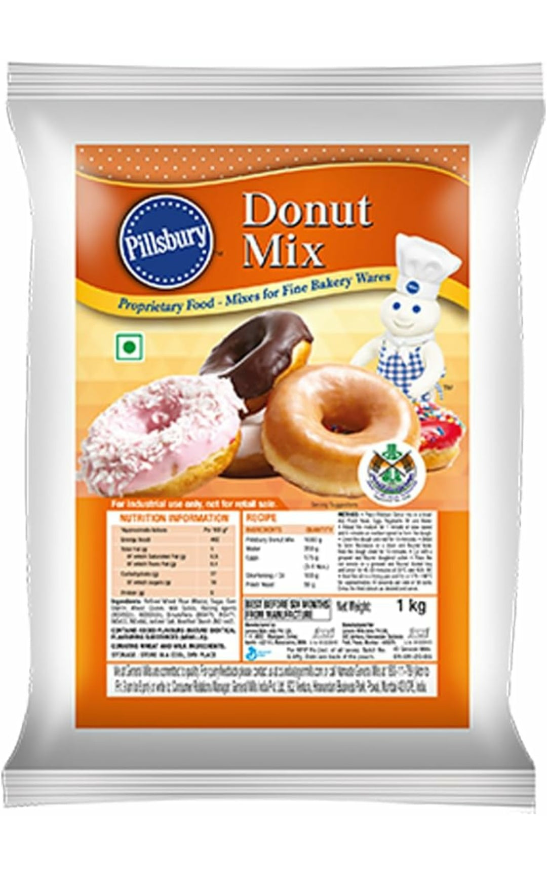 Pillsbury Donut Mix 1 kg – Bakeworld Retails Pvt Ltd