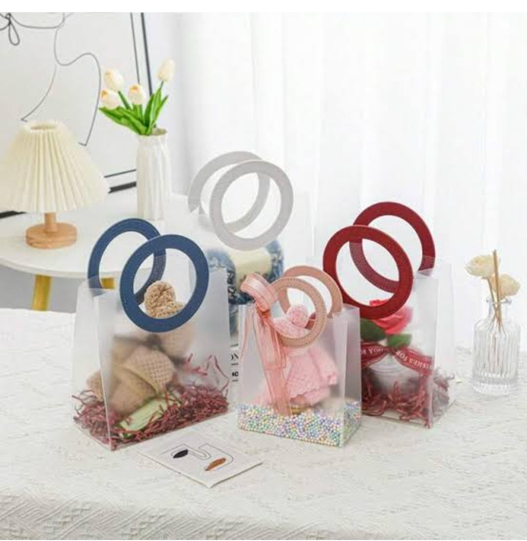 Pvc Hamper Bag ( Random Colour) size 7.7*7*4inch – Bakeworld Retails ...