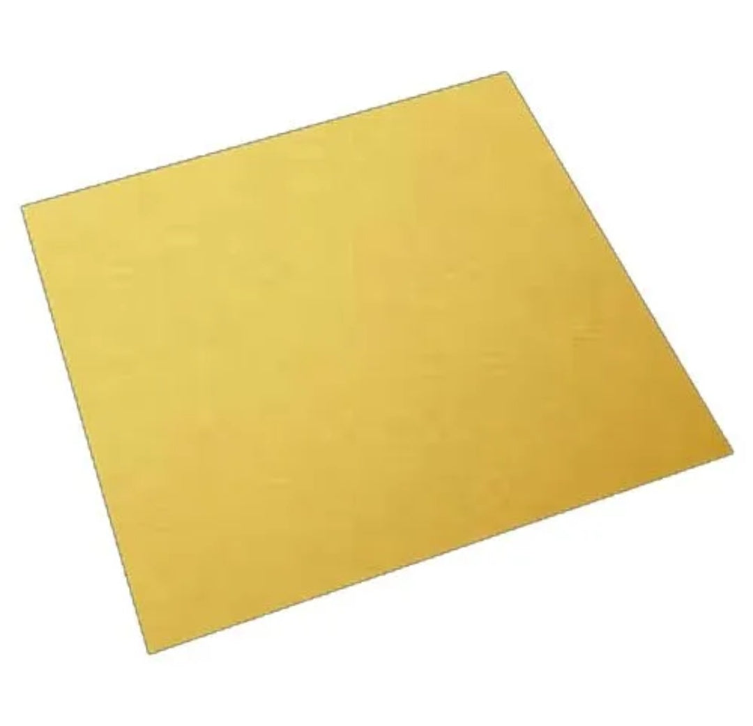 5 inch Square Golden Base Board – Bakeworld Retails Pvt Ltd