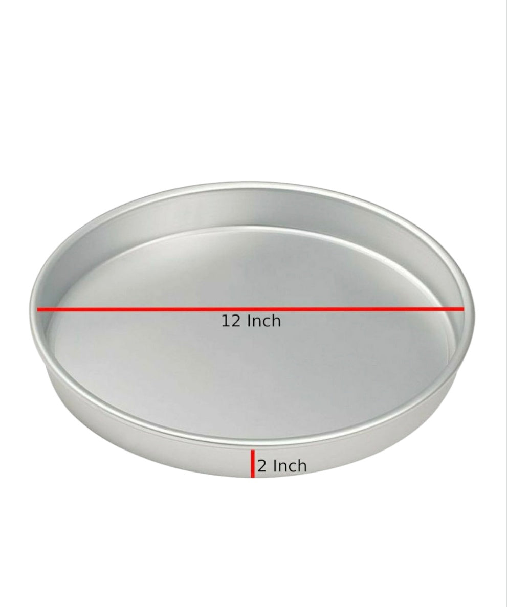 Round Cake Tin size 12 x 2 inch – Bakeworld Retails Pvt Ltd