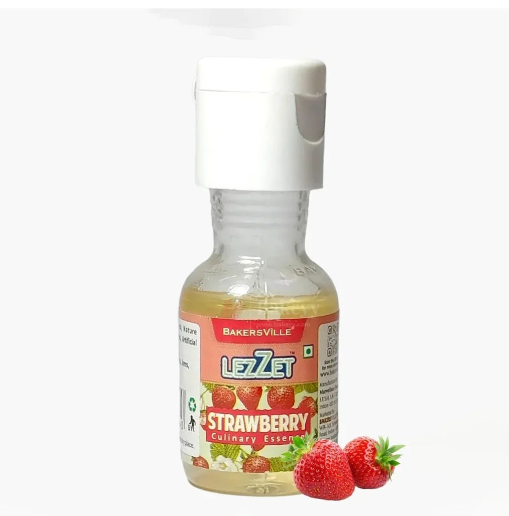 Lezzet Strawberry Essence 20ml – Bakeworld Retails Pvt Ltd
