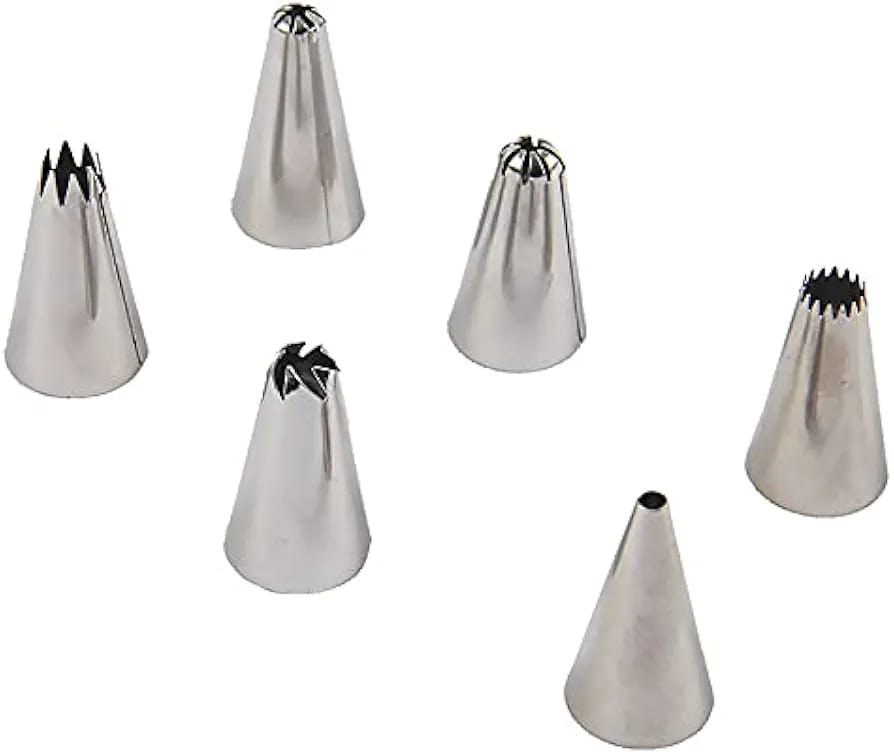 Cake decorating nozzle set of 6 – Bakeworld Retails Pvt Ltd