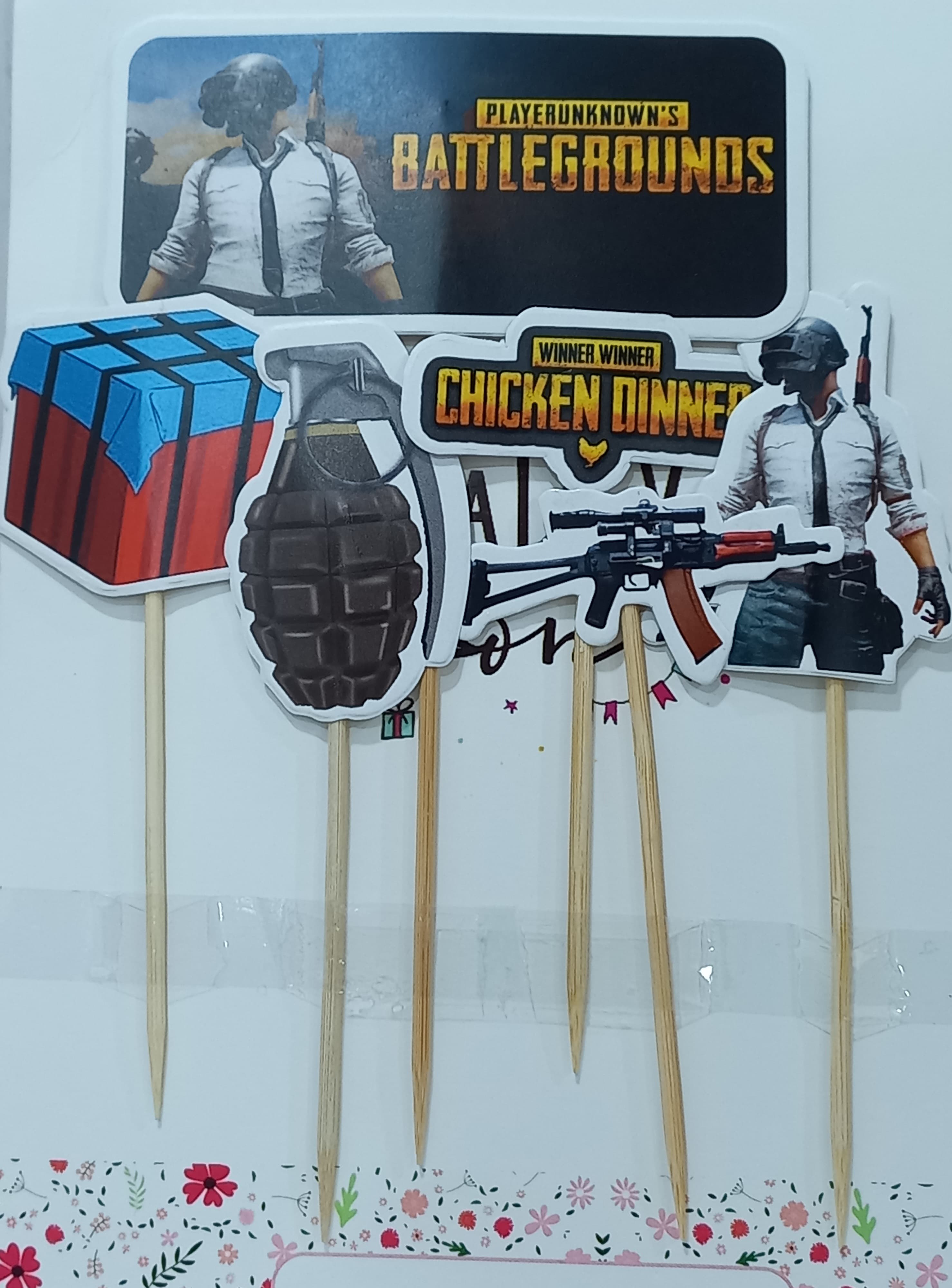 PUBG Theme Topper – Bakeworld Retails Pvt Ltd