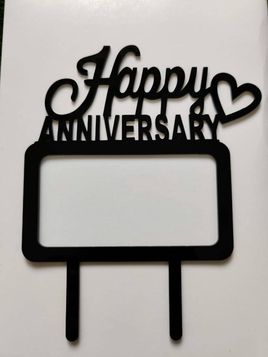 Anniversary Frame Topper – Bakeworld Retails Pvt Ltd