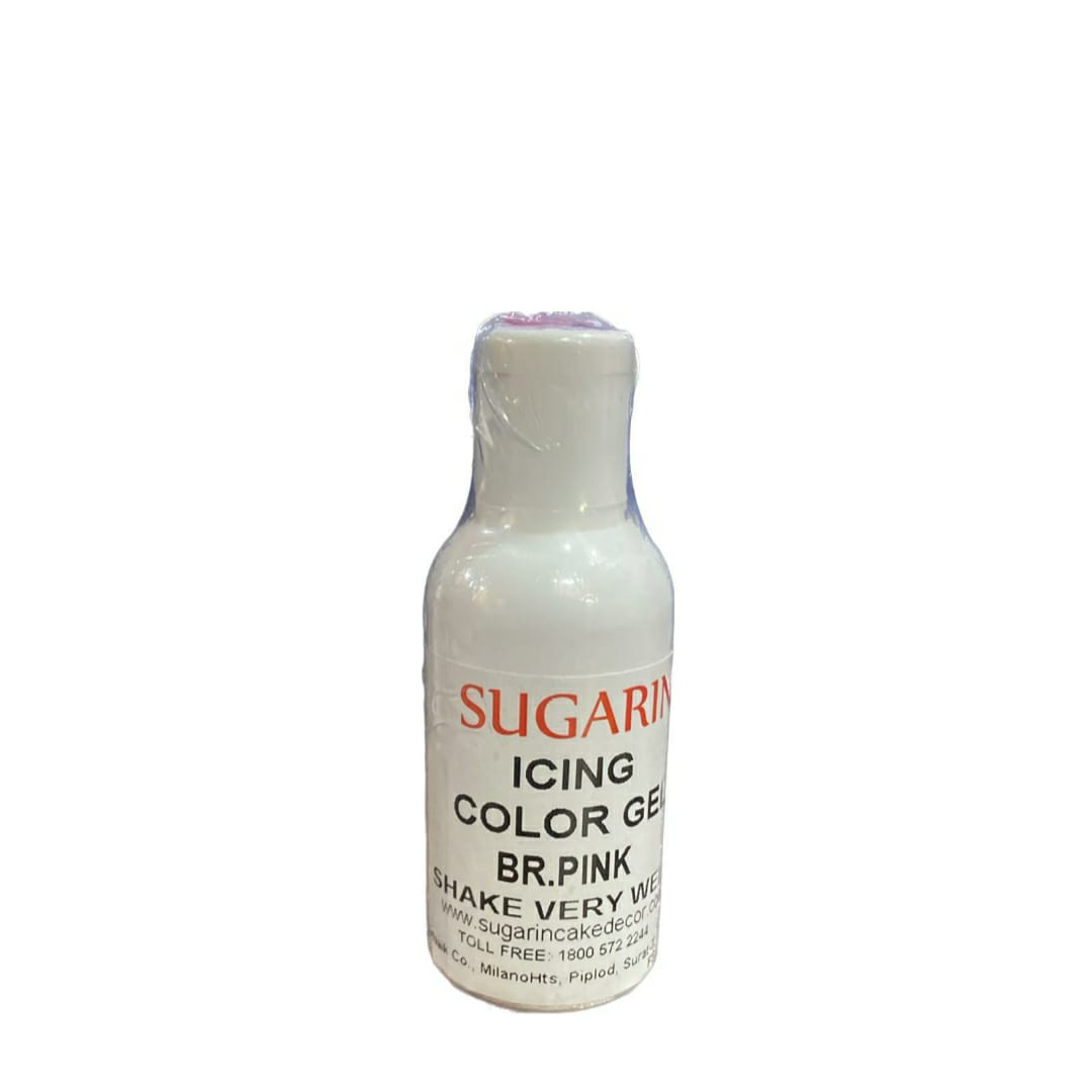 Sugarin Premium Brilliant Pink Gel colour 25ml – Bakeworld Retails Pvt Ltd